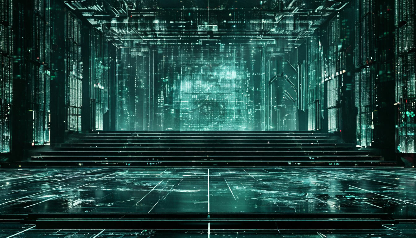 "Digitalization, theme from the film …" — image created in Shedevrum