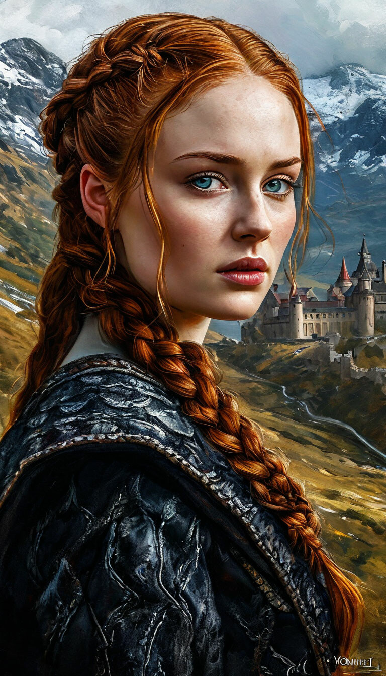 "Sansa Stark. The Lady of Winterfell. Game of thrones. HBO 64k high ...