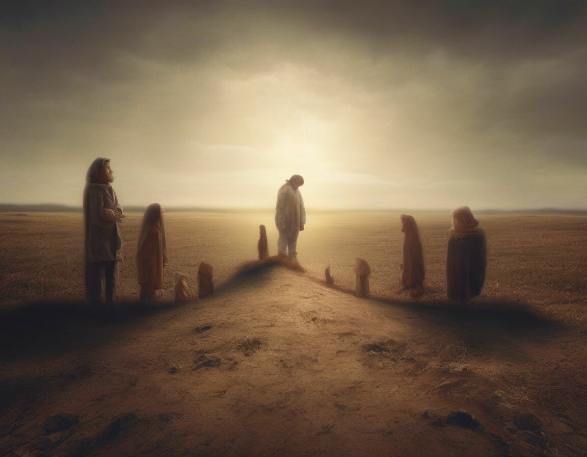 "You seek too much help from others. …" — image created in Shedevrum