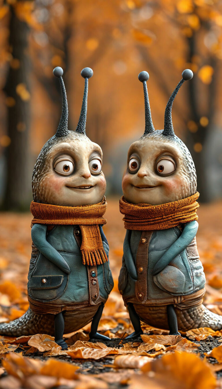 "- Mom, who are slugs? - These are …" — image created in Shedevrum