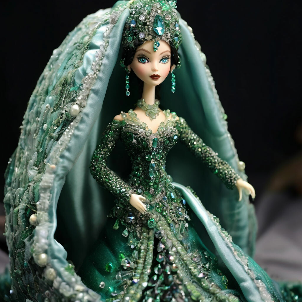 "Handmade doll mistress of the copper …" — image created in Shedevrum