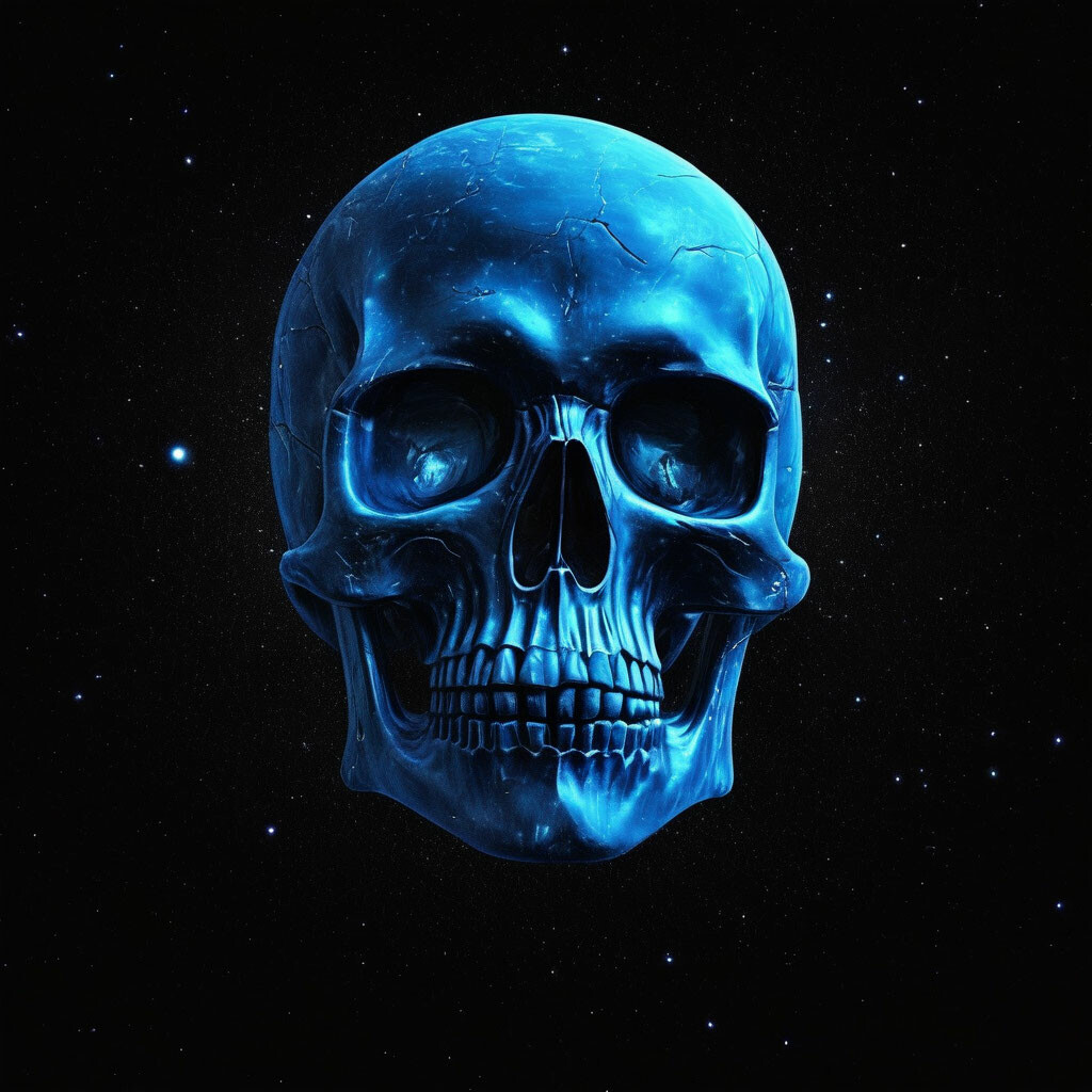 "Outer space without planets, filled …" — image created in Shedevrum