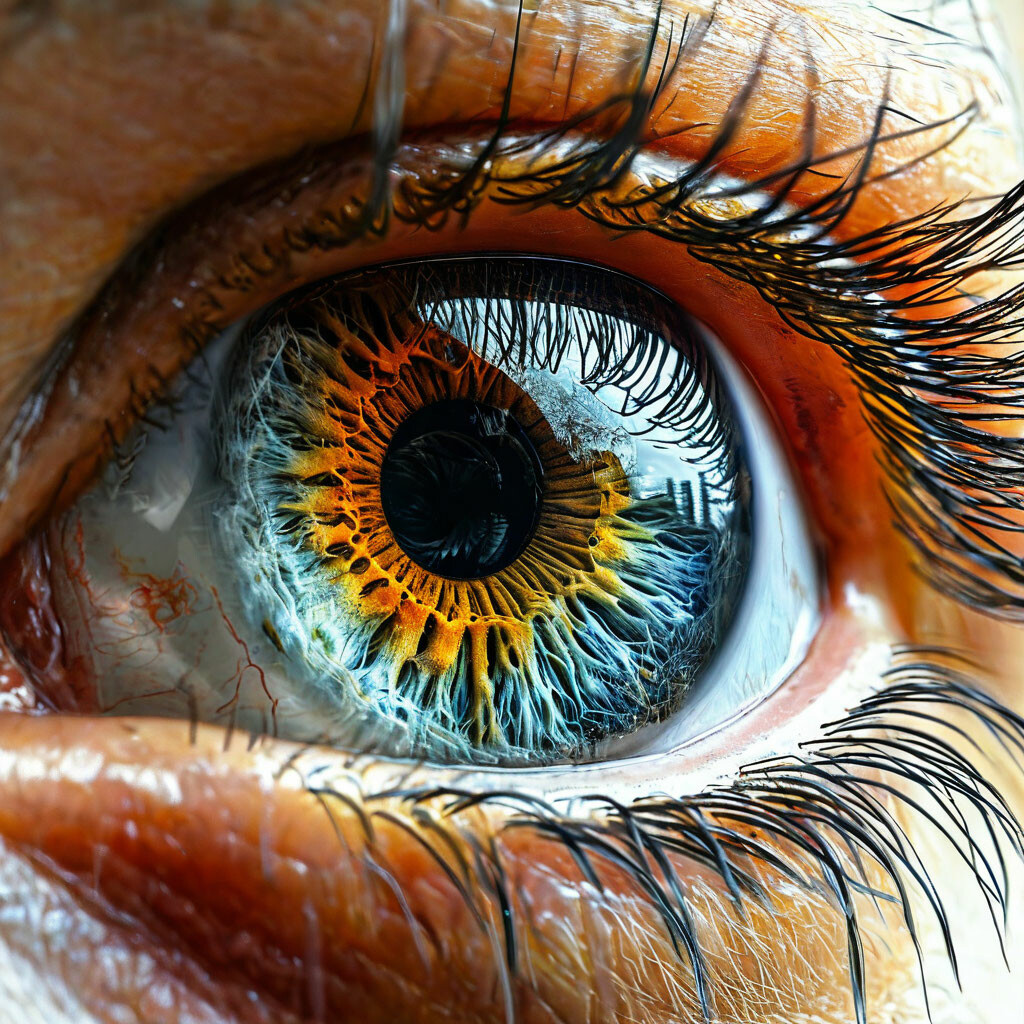 "Visually, the camera is magnified 10,000 times, bright lighting, 16k ...