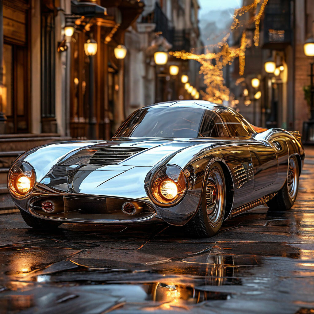 "Car DT-75 futuristic Chrysler TurboFlite stylized as GTbyCitroen ...