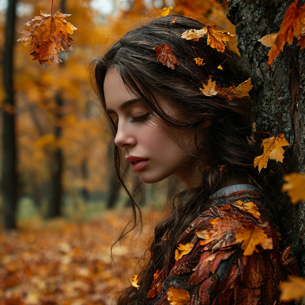 "Sadness sadness because of autumn" — image created in Shedevrum