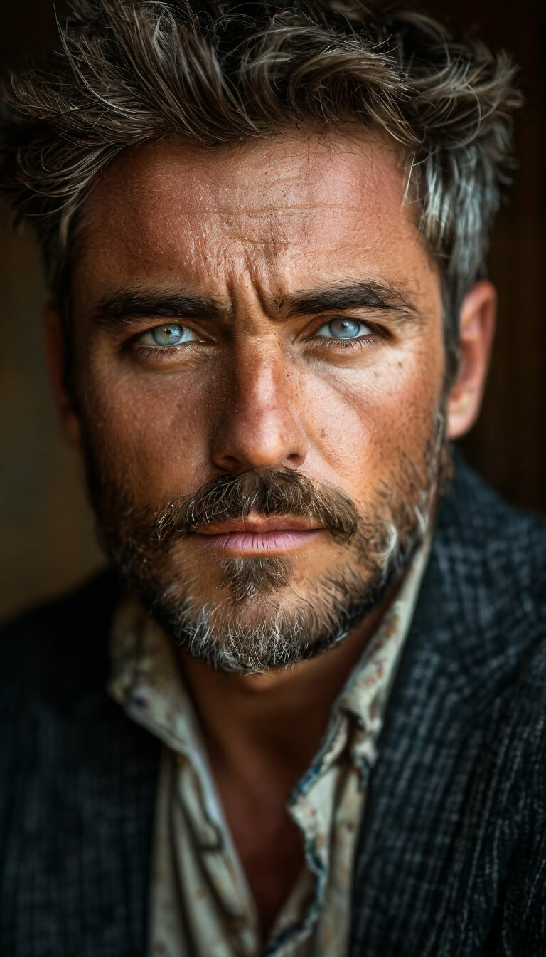 "Male wisdom: if you haven't married …" — image created in Shedevrum