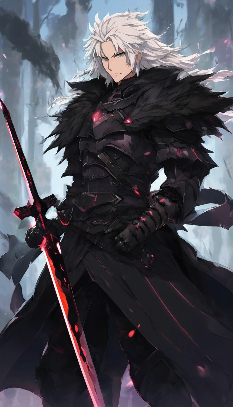 "Anime Fate Grand Order Siegfried (Saber Black)" — image created in ...