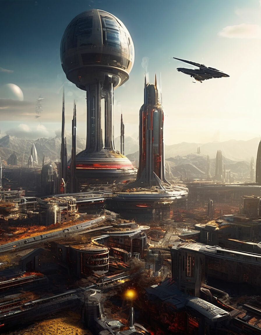 "Soviet Futurism. Retro style. The Soviet Empire is developing a new ...