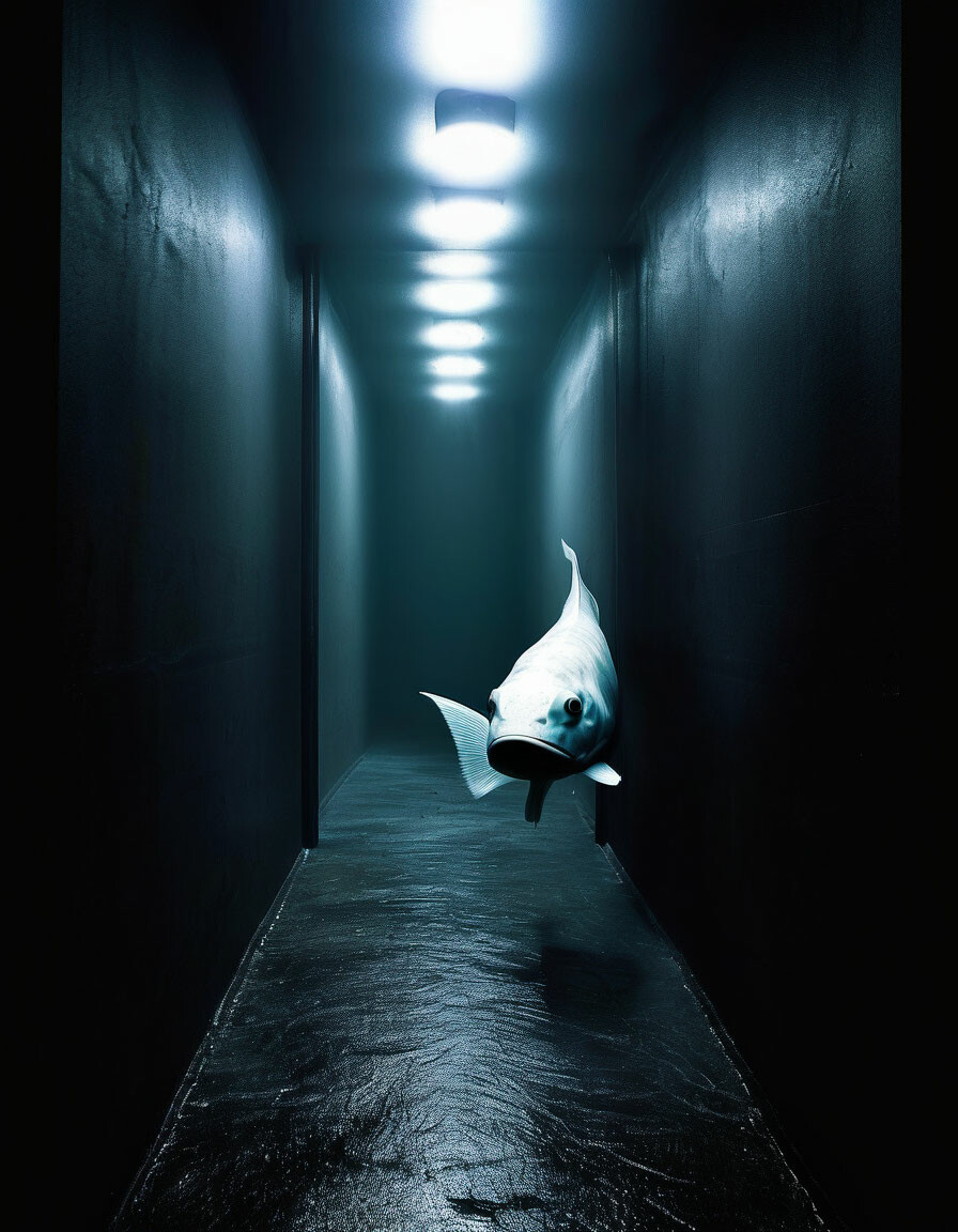 "The black passage into the liminal …" — image created in Shedevrum