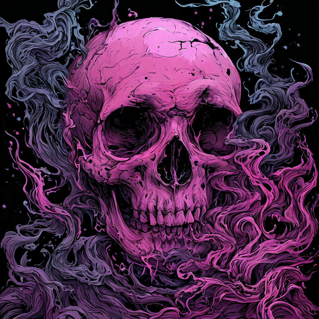 "Jack's Lamp Death close-up ink …" — image created in Shedevrum