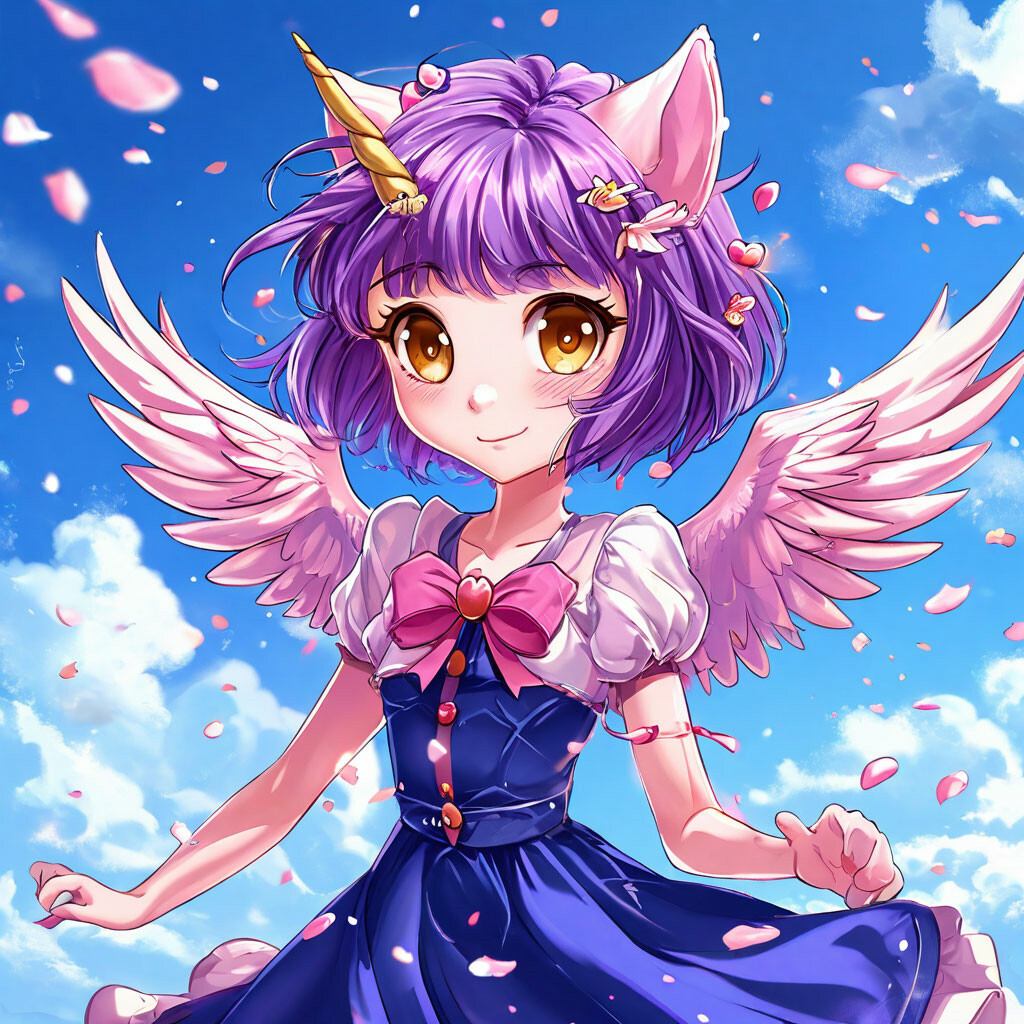 "Pink pony,with completely purple Derpy hair,with short bangs in front ...