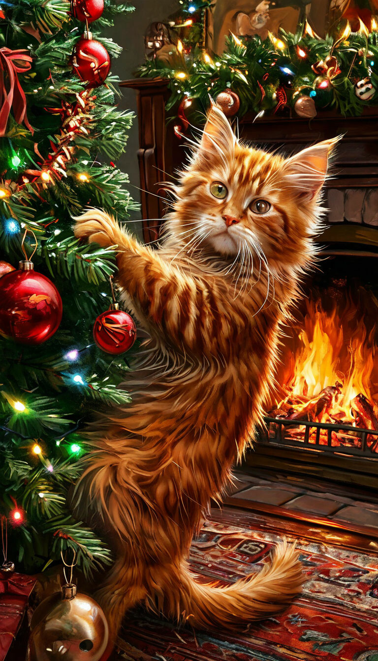 ". a very shaggy, disheveled ginger …" — image created in Shedevrum