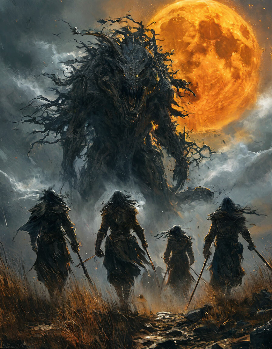 "The warriors of the sun have shadows scarier than the night, art, CB ...