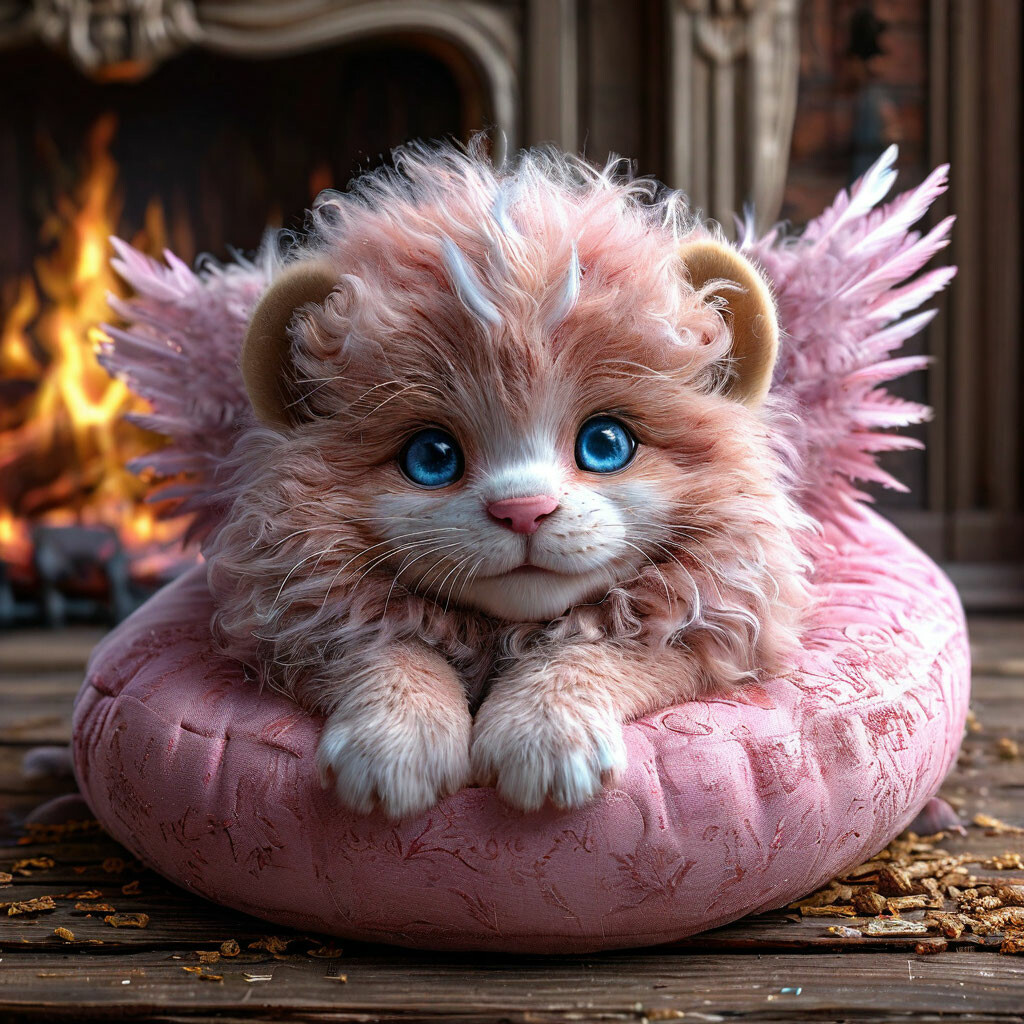 "A very cute and fluffy domestic lively little barrow, very happy ...