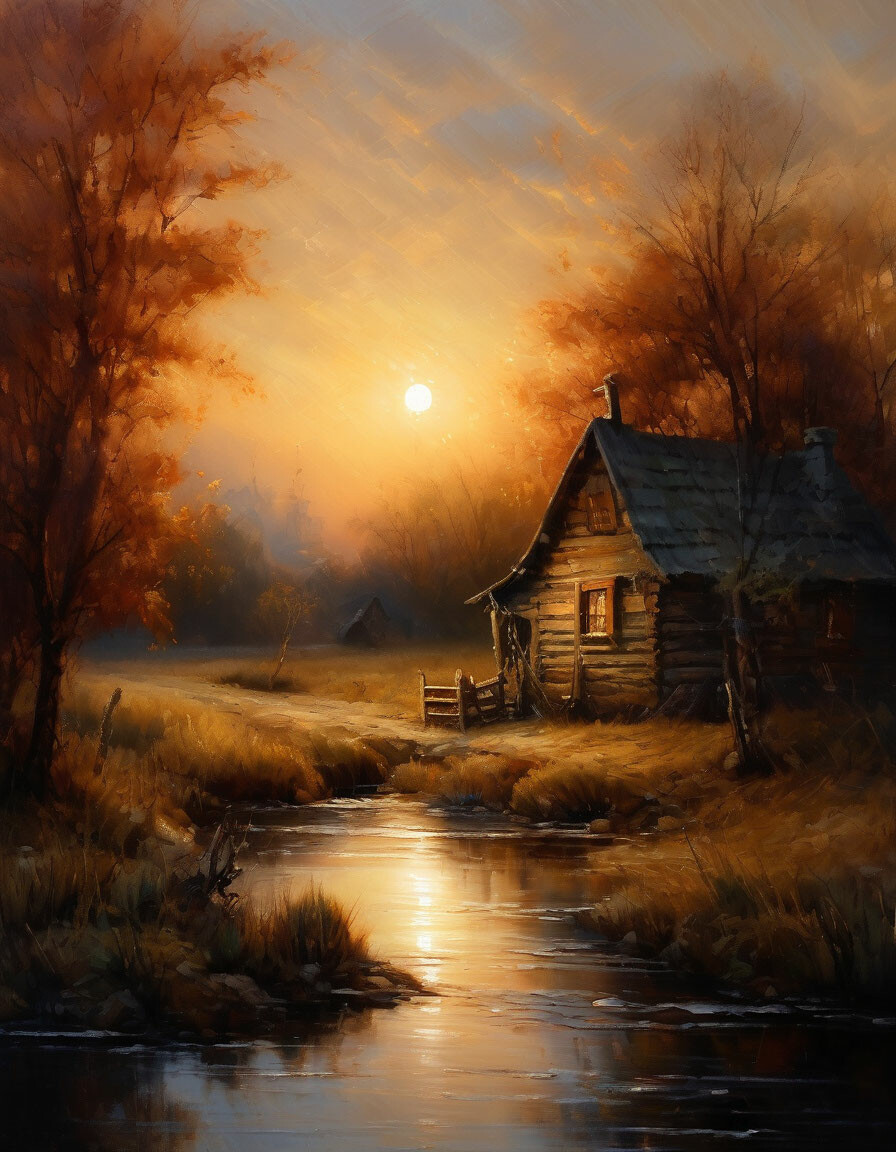 ". painting in the style of Rychkov, …" — image created in Shedevrum