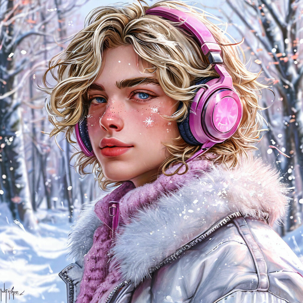 drawing with a colored pencil drawing with a thin Manhua pencil in ...