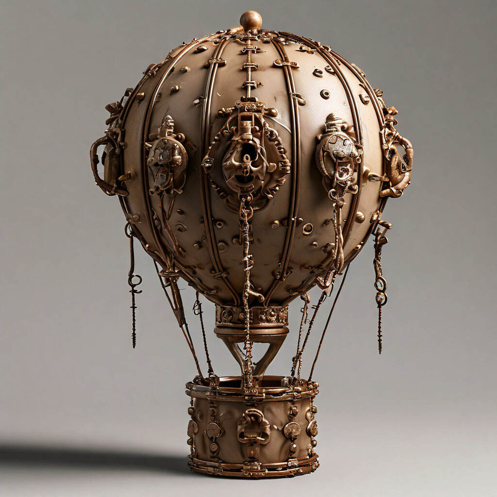 "Balloon with lock elements all made …" — image created in Shedevrum