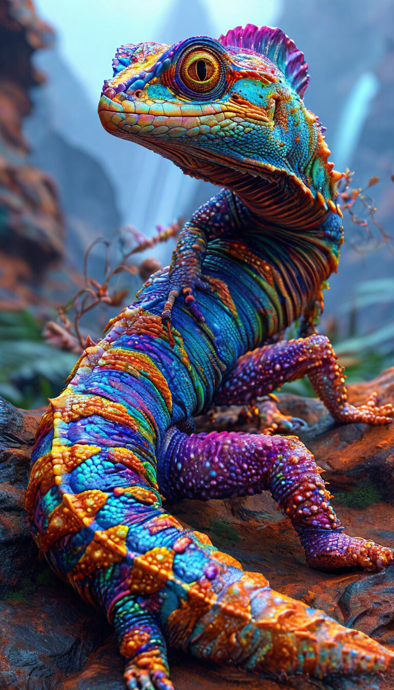 "The Art of Fantastic is a predator …" — image created in Shedevrum