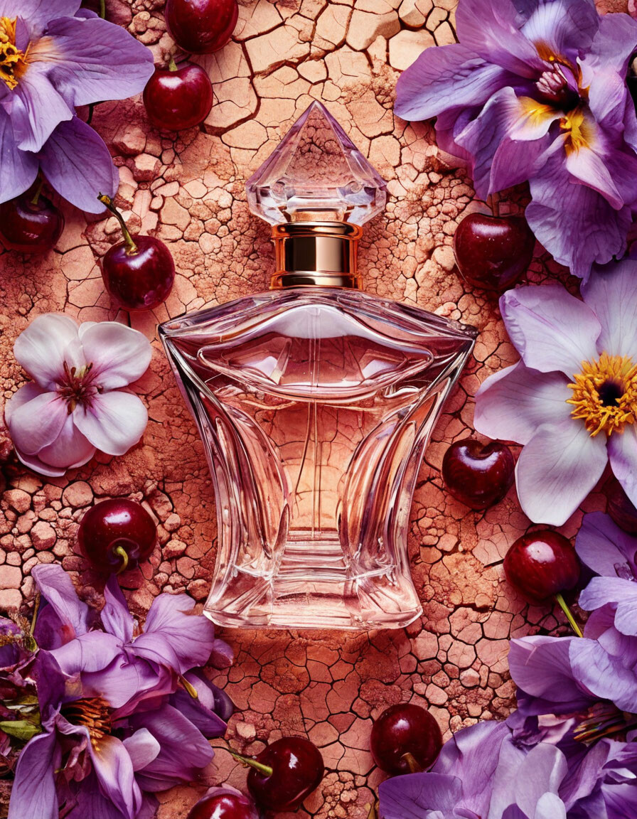 "Crystal perfume bottle in the shape …" — image created in Shedevrum