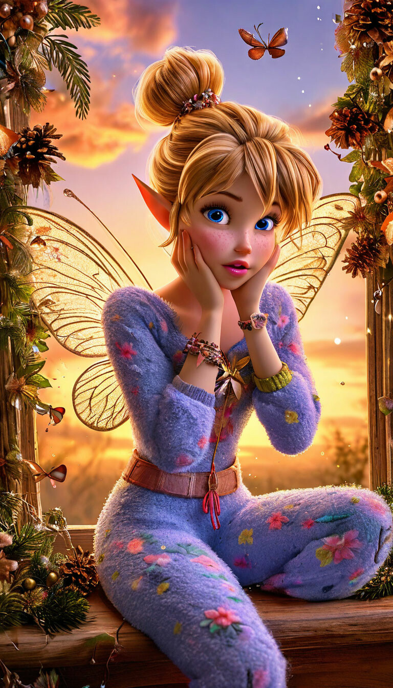 "💕🎁For you!!! The viciously capricious Disney fairy Tinker Bell,wings ...
