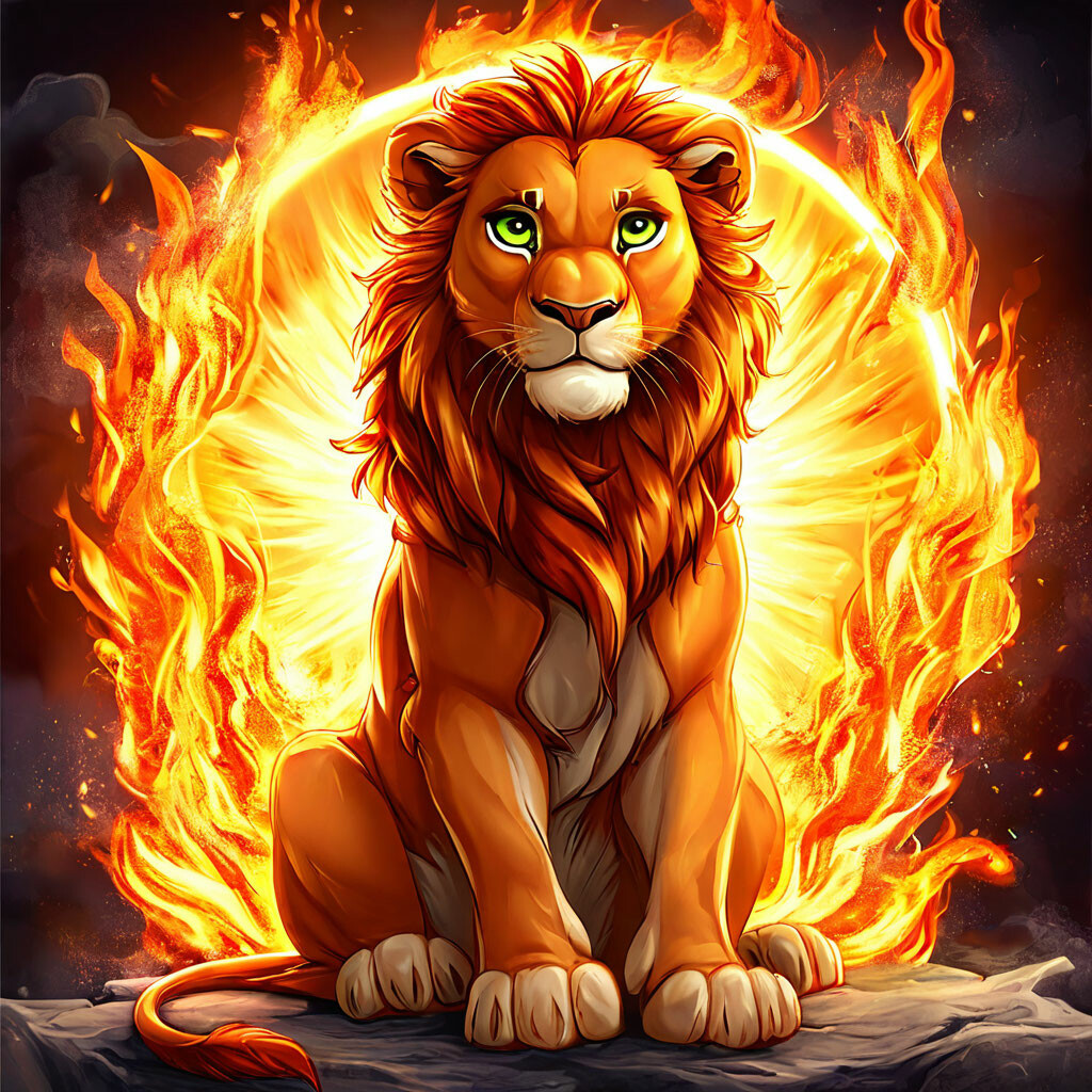 "Sanz La LEONA de dibujos animados de …" — imagen creada en Shedevrum