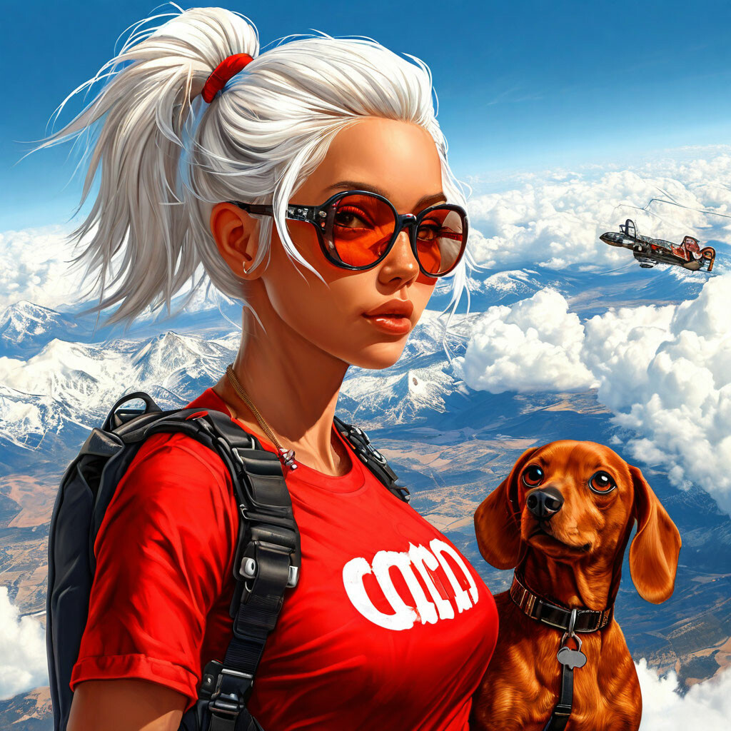 "VIA-Look at how beautiful this world is Skydiving athlete,wearing ...