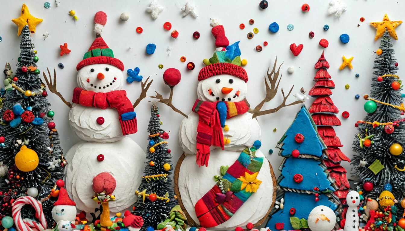 "The plasticine world dvd time-lapse vibes Christmas by David Shrigley ...