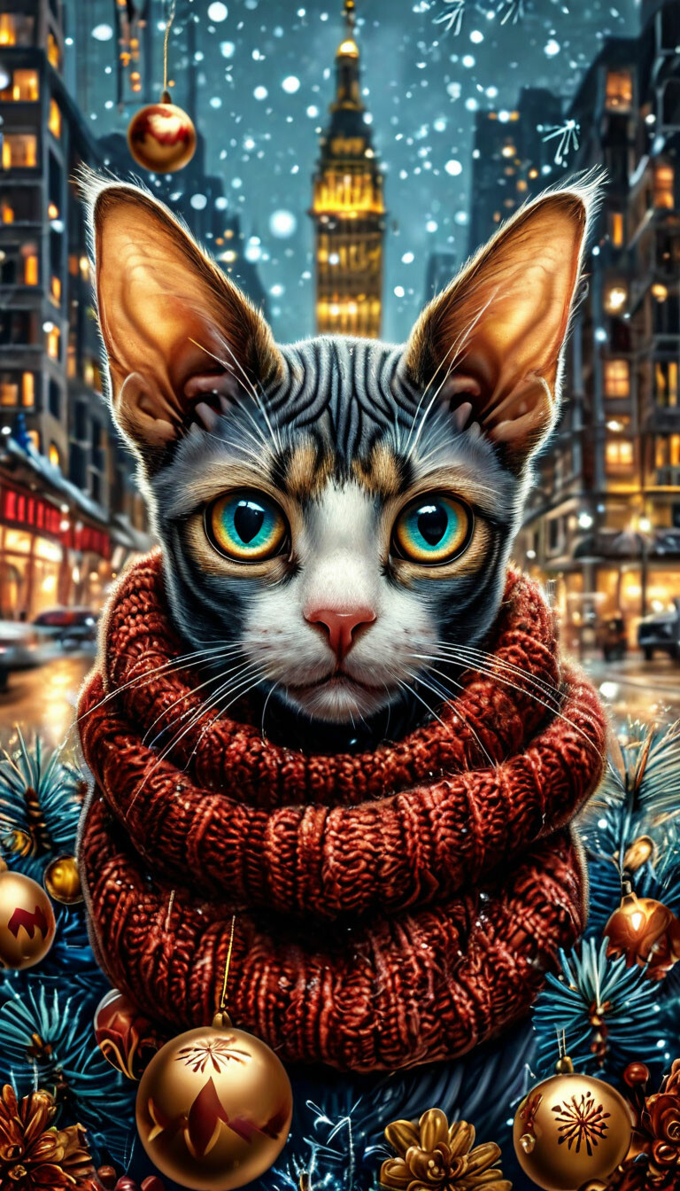 "The Sphinx cat a sphinx cat in a hat …" — image created in Shedevrum