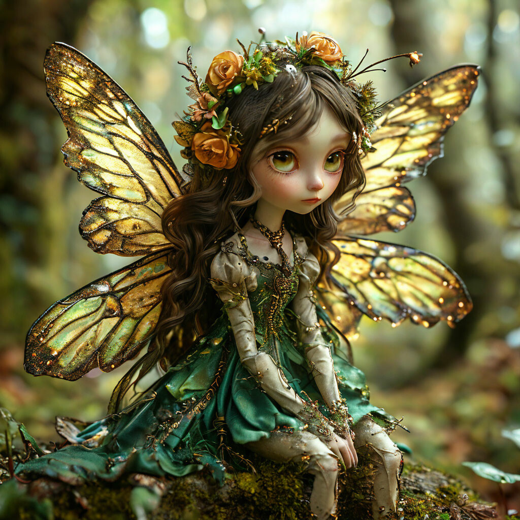 "Hada de los insectos, muy pequeña" — imagen creada en Shedevrum