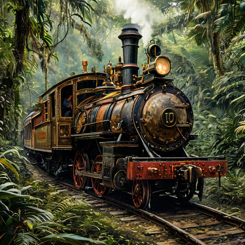 "Reptiles, first seen in the wild, …" — image created in Shedevrum