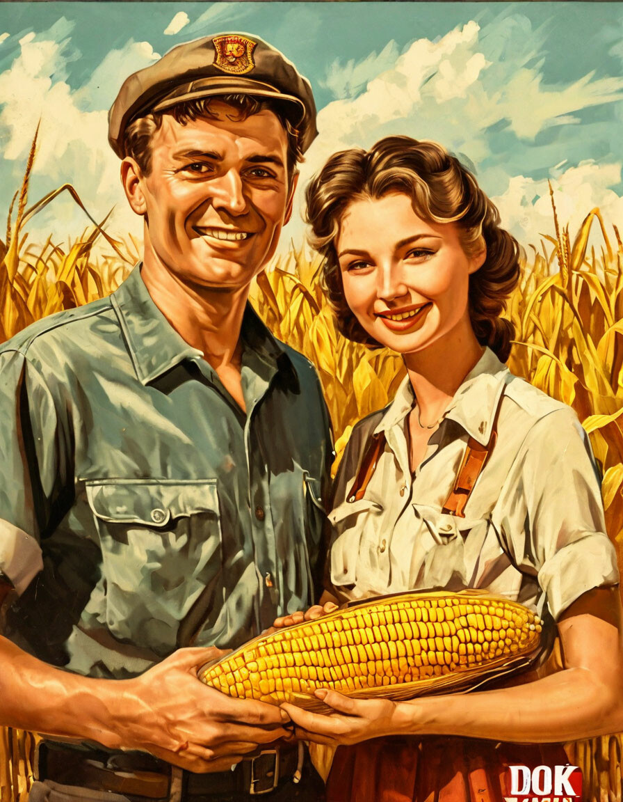 "The atmosphere of the USSR, Soviet …" — image created in Shedevrum