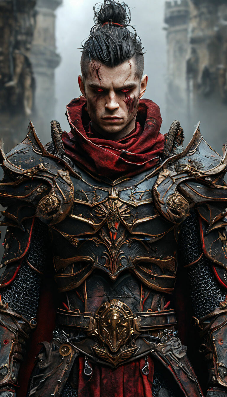 "Messenger of Chaos, mutant man, full-…" — image created in Shedevrum