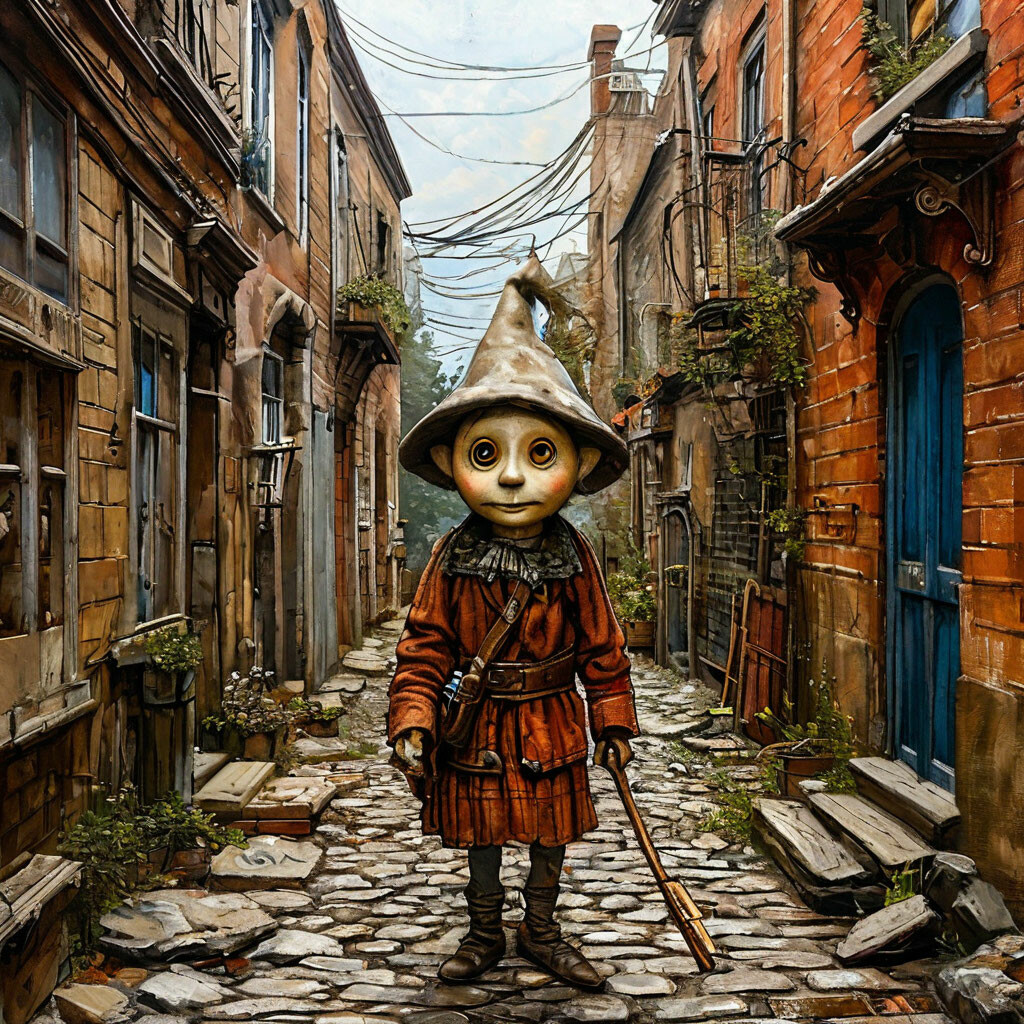 "This is the little fool from the …" — image created in Shedevrum