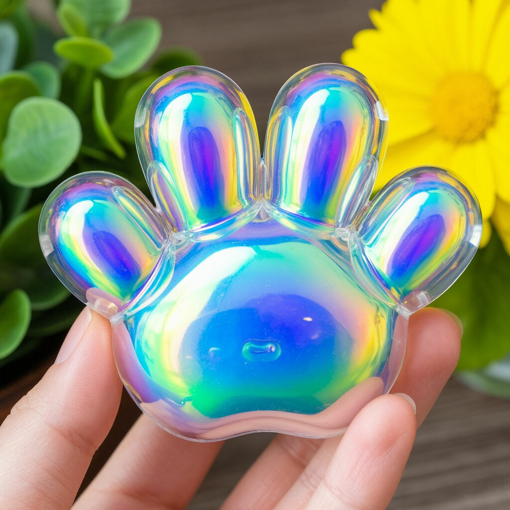 "Taba paw is a cute squishy anti-stress paw with 4 fingers and a core ...