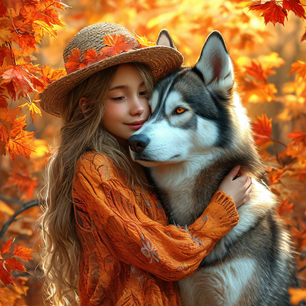 "Rowan , yellow, Pixar, husky dog …" — image created in Shedevrum