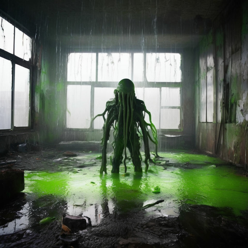 "👤 Stalker Chernobyl symbiote Cornage Rain Slime Tentacles Fear Horror ...