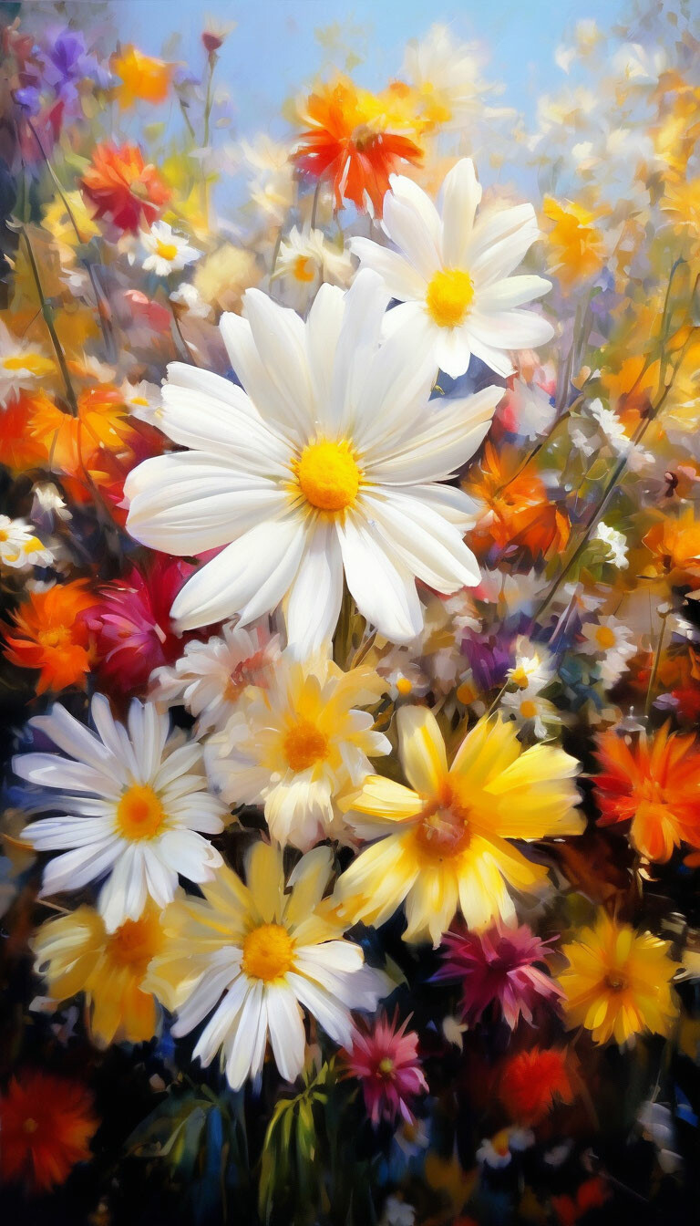 "Autumn timelessness flowers in close-up in the style of Laurent ...