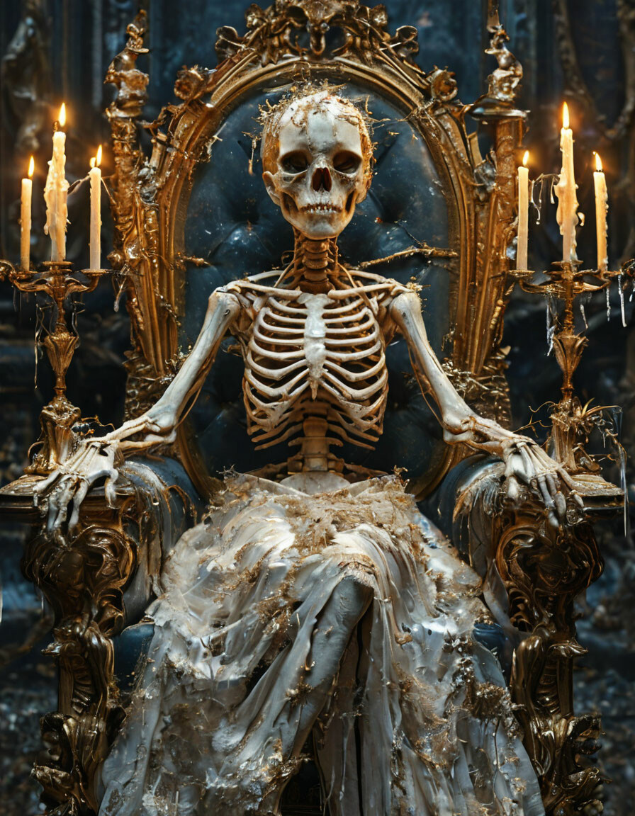 "Head with deep cracks baby A decayed …" — image created in Shedevrum