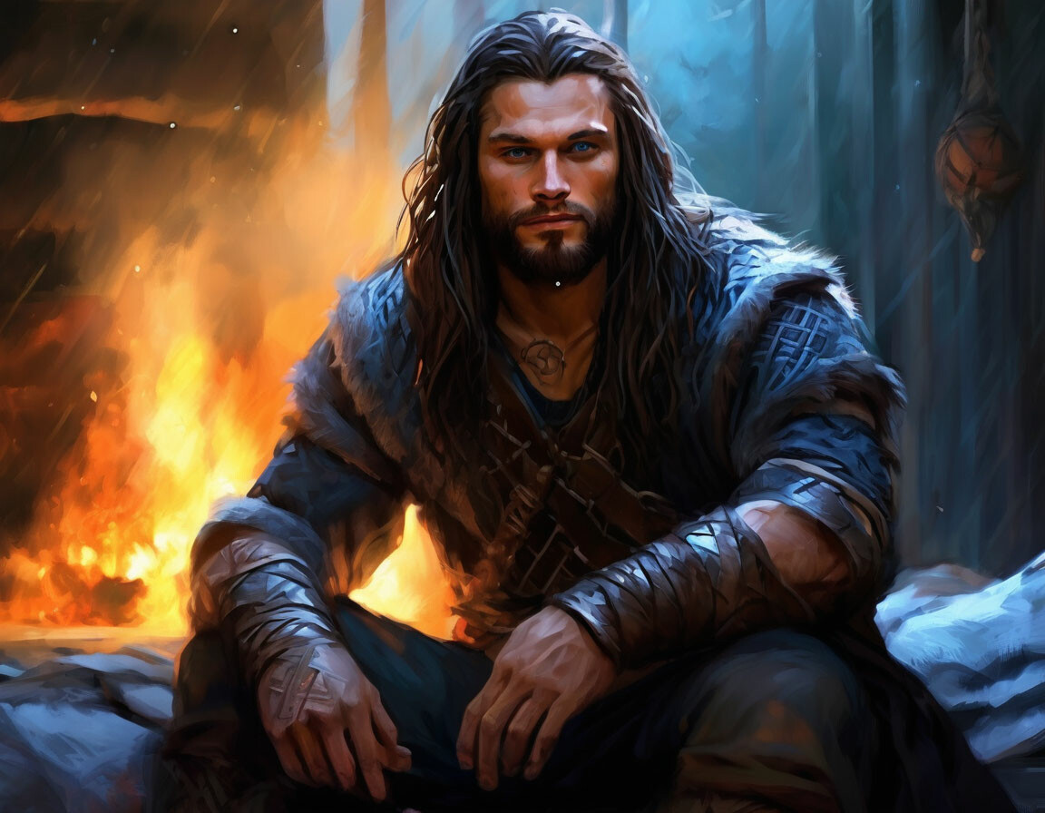 "Raynar, realistic close-up sketch …" — image created in Shedevrum