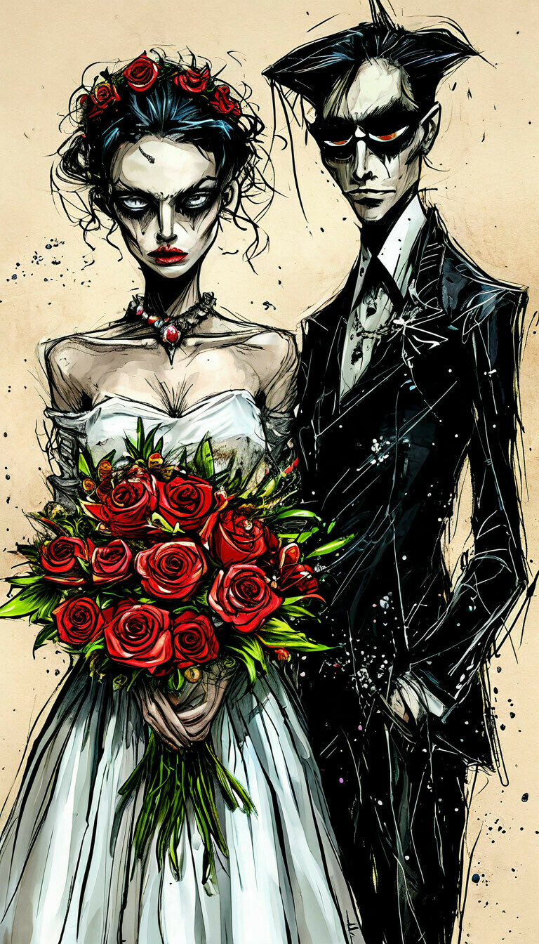 "Damn it! psychedelic, aura of evil …" — image created in Shedevrum