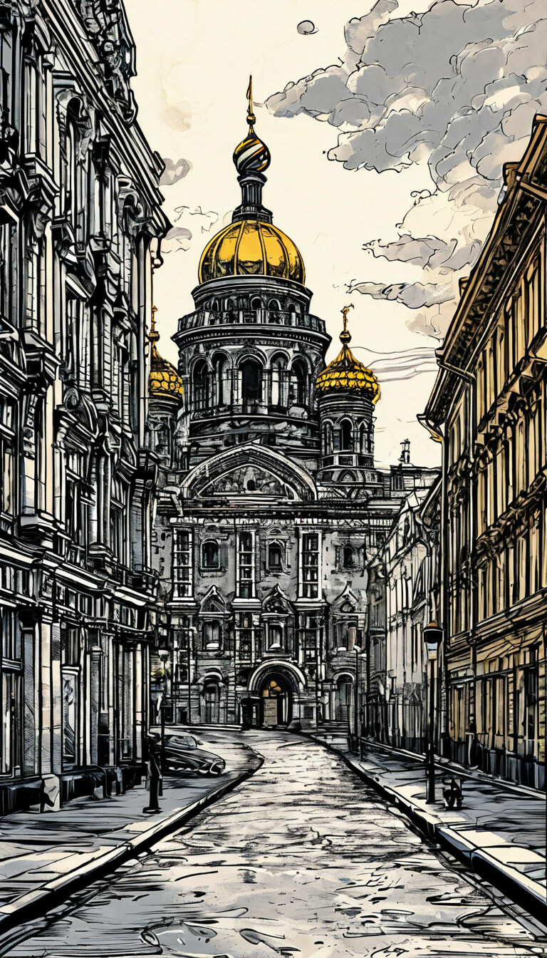 "Image deletion, deleted semi-erased …" — image created in Shedevrum