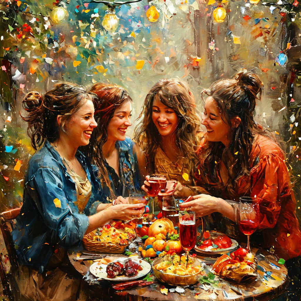 "And you should share your joy only …" — image created in Shedevrum