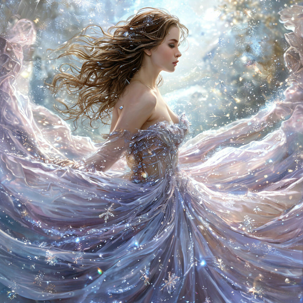 "Gray eyes. Stardust. Space. Shining highlights, sketch. Young ...