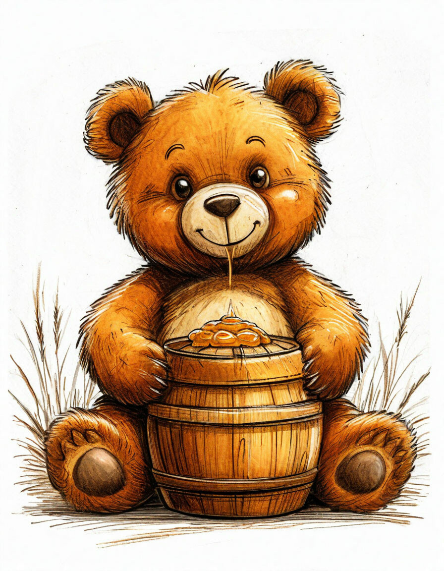 "Linear constructive drawing. a simple…" — image created in Shedevrum