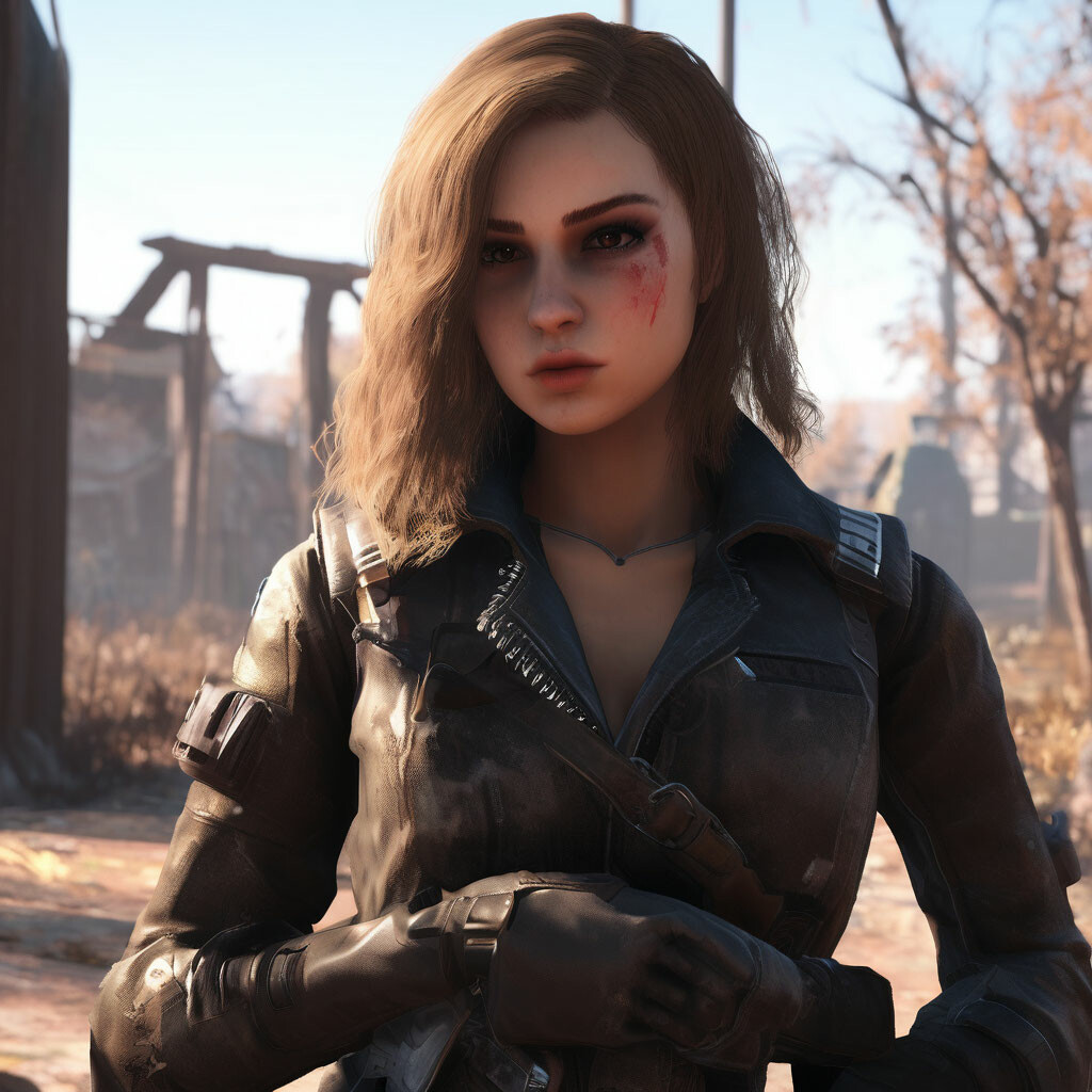 "Fallout 4. Nora's grave in Spanish. Dasha grivina." — image created in ...