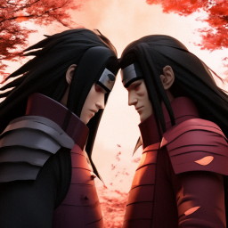 «Madara and Hashirama standoff friendship double exposure» — video ...