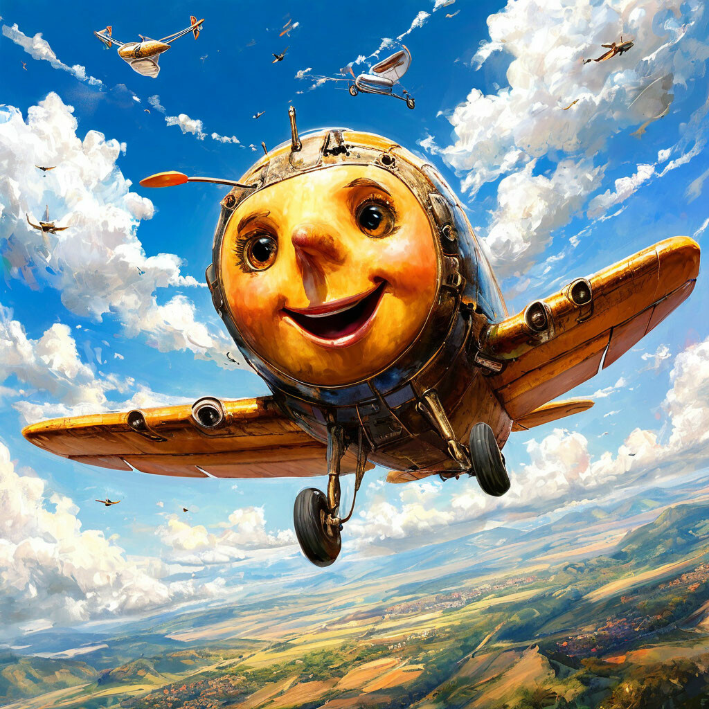 "If you were young or even in years, Try to fly with a smile. No, the ...