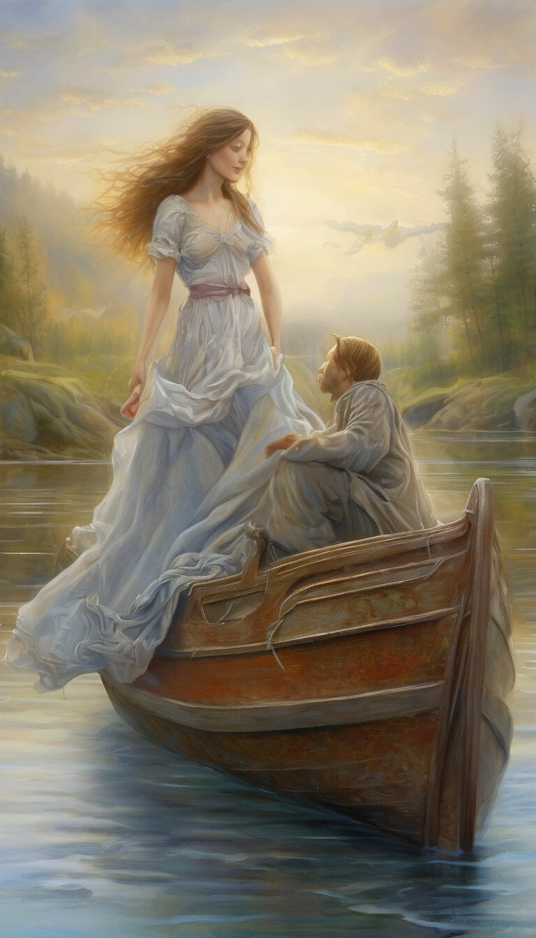 To you, my love, from afar I fly like the wind, I flow like a river ...