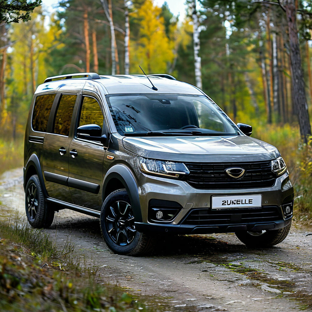 "Lada Largus 2024, parte delantera de …" — imagen creada en Shedevrum