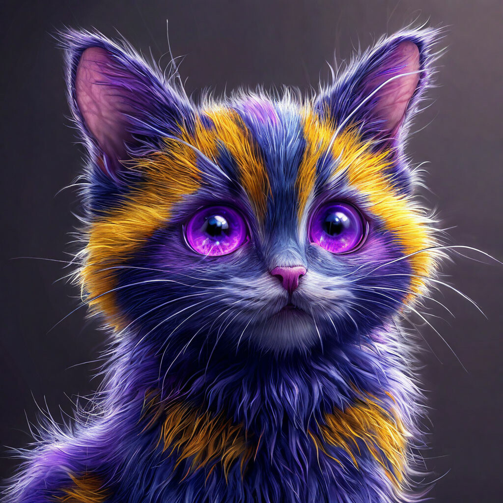 "A mythical animal of the future, …" — image created in Shedevrum